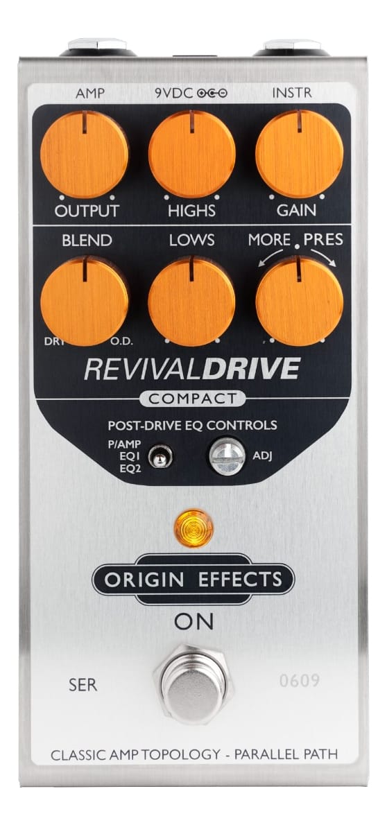 Pedal Origin Revival Drive Compact Amp Overdrive Made In Uk - Compas Uno